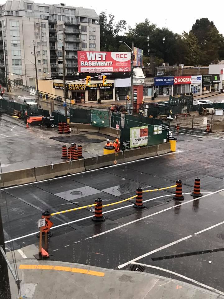 Shots posted of latest configuration at Eglinton and Bayview – The ...