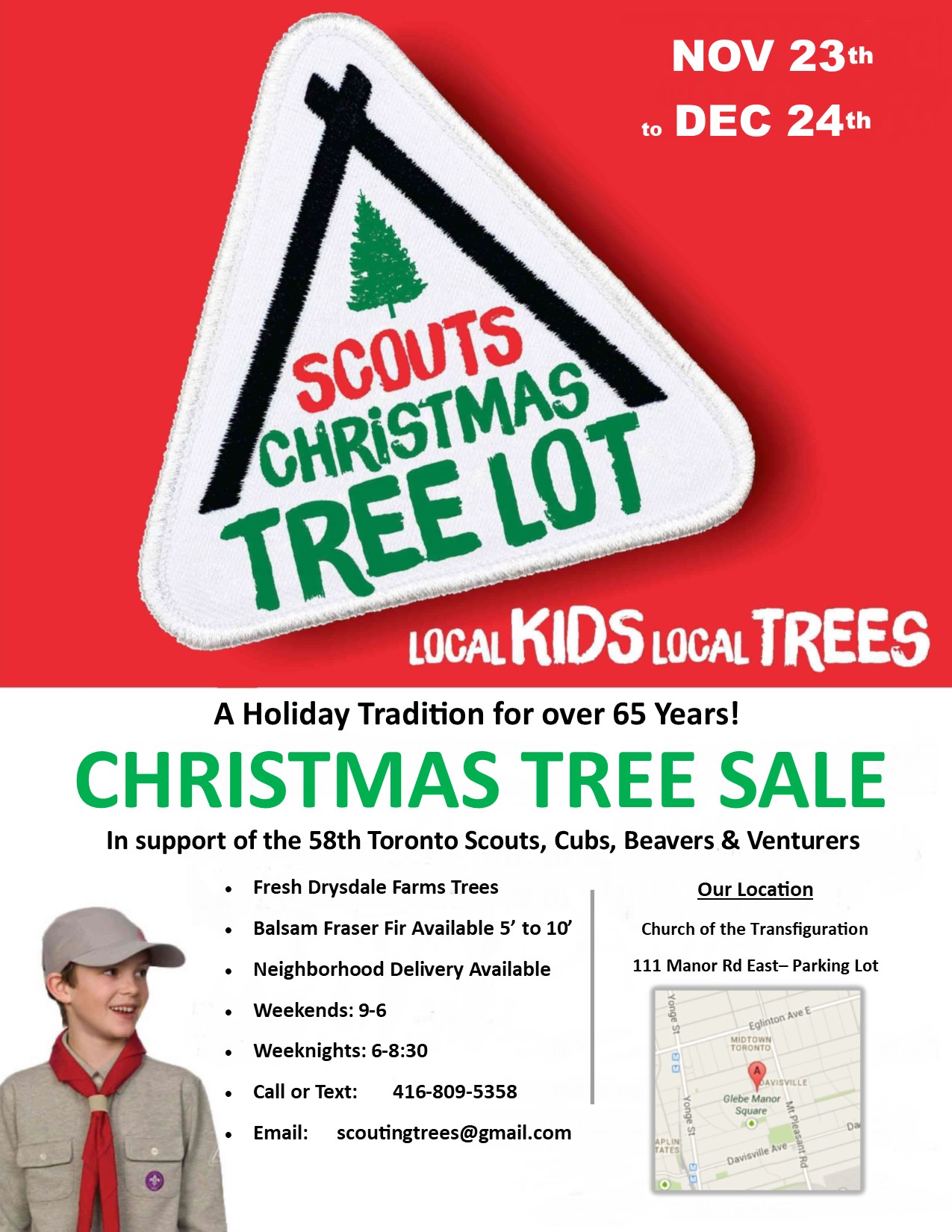 2019 Flyer – Nov 23-Dec 24 – 58th Toronto Scouts Christmas Tree Sale ...